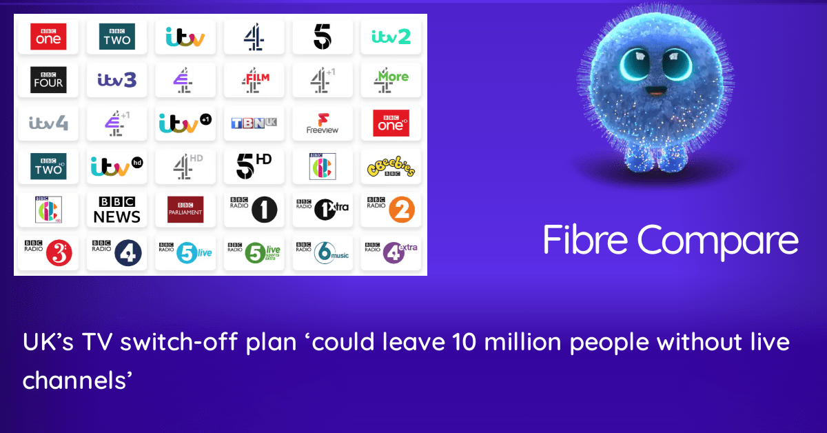 UK’s TV switch-off plan ‘could leave 10 million people without live ...